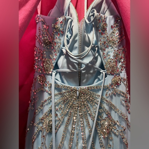 Splash | Dresses | Blue Sequin Prom Dress | Poshmark